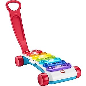Fisher-Price Baby To Toddler Learning Toy Giant Light-Up Xylophone Pull-Along With Music & Phrases For Ages 9+ Months