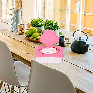 ARTIBETTER Wipes Dispenser Box Diaper Wipes Dispenser Baby Wipes Case Baby Wipe Holder Rectangular Paper Towel Container Dustproof Storage Organizer 2pcs…