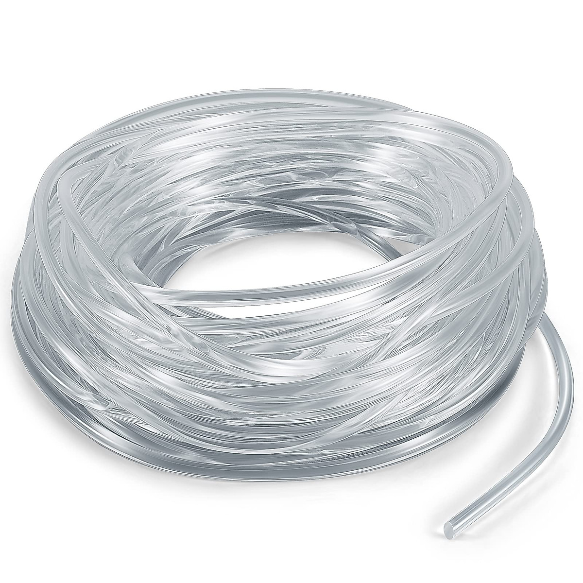 Vinyl Sling Chair Spline Outdoor Patio Chair Spline Long Solid Replacement Awning Cord Replacement Fabric Sling Chair Spline Replacement for Outdoor Patio Lawn Garden Pool Furniture (49 ft,1/4")