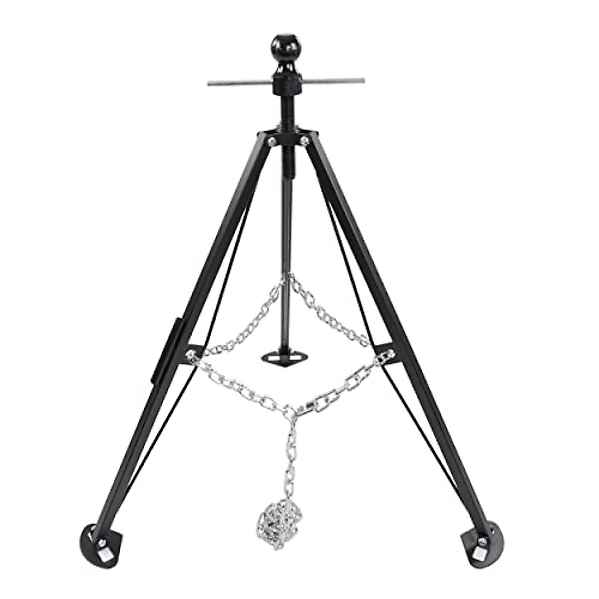 Dumble Gooseneck RV Stabilizer Tripod - 2-5/16in Ball Joint 7500lb Cap 5th Wheel Tripod Stabilizer Adjustable Jack