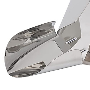 French Fries Shovel, Stainless Commercial Food Preparation Equipment Commercial Fry Baggers Steel Ice Scoop Fry Bagger Scooper Chip for Packing Popcorn Rice Vegetables