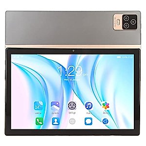 Airshi 10.1 Inch Tablet, 8GB RAM 256GB ROM 100-240V 2 in 1 FHD Tablet 8 Core CPU for Reading (US Plug)