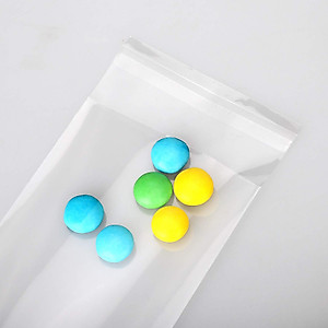 200 pcs Clear 3" x 11" Long Self Seal Cello Cellophane Bags Resealable Poly Bags 2.8 mils for Bakery Cookies Candles Christmas Halloween Party Decorative Pretzel Sticks