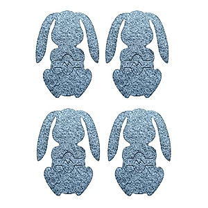 4Pcs Easter Cutlery Bag Set Festive Party Cutlery Decoration Bag Cutlery Decoration TF8