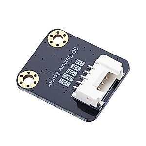 CQRobot PAJ7620U2 Gesture Sensor Compatible with Raspberry Pi/Arduino/STM32 Motherboard. I2C Interface, Infrared LED and Optical Lens, Identification 9 Basic Actions, Support Interrupt Output.