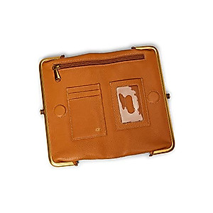 HOBO Lauren Clutch Wallet Sundial White Stitch One Size