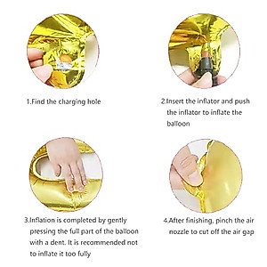 SLGZXXY 50 Pcs Heart Balloon 20 Pcs 10 inch Foil Balloon 30 Pcs 5 inch Mini Balloon for Wedding Bridal Shower Anniversary Valentines Day Engagement Marriage Graduation Party Decorations Supplies