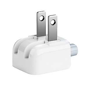 REYAER AC Wall Adapter Plug Duckhead US Wall Charger AC Cord US Standard Duck Head for McBook Maci Book/Phone/Pod AC Power Adapter (1 -Pack)