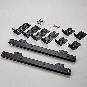 SKYZONAL Keyboard Tray Under Desk Heavy-Duty Metal Slide-Out Platform Drawer Tray (Gray)