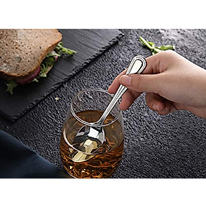 New Star Foodservice 58147 Slimline Pattern, 18/0 Stainless Steel, Teaspoon, 6-Inch, Set of 12