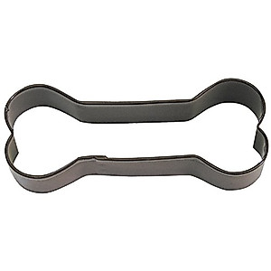 R&M Dog Bone 4.5" Cookie Cutter Brown With Brightly Colored, Durable, Baked-on Polyresin Finish