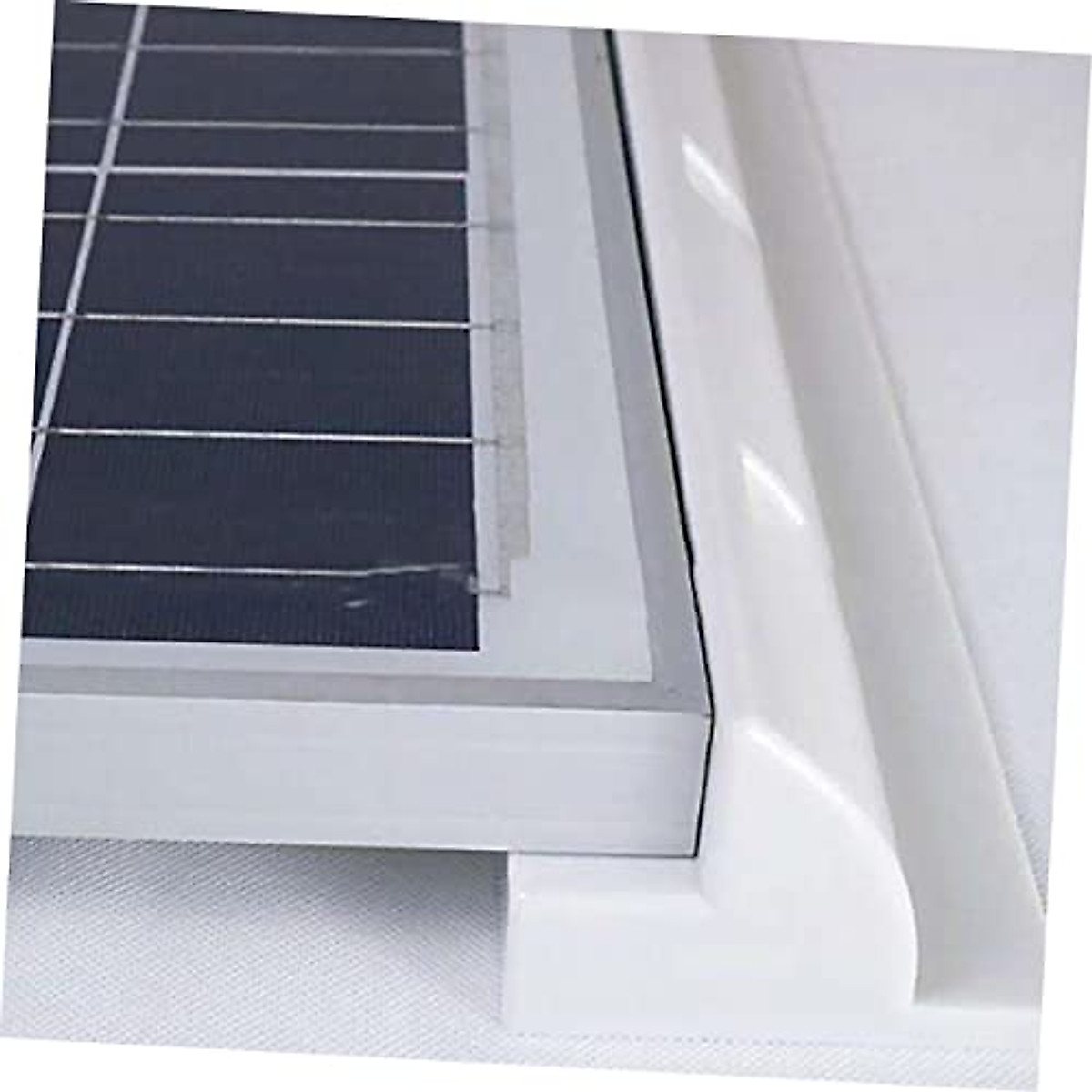 MUSISALY 2pcs Solar Panel Support White Stand Soundbar Bracket Plastic Stand Solar Panel Mounting Bracket Rv Solar Caravan Boat Solar Panel Rack Panel Bracket Abs Off The Roof