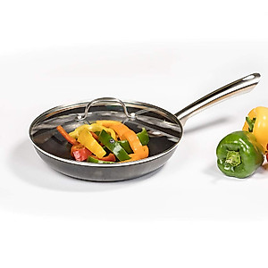 Lehman's Cast Iron Skillet - Nitrogen Hardened Cookware, Tough but Lightweight, No Need to Season, Heatproof Glass Lid Included - 11 inch