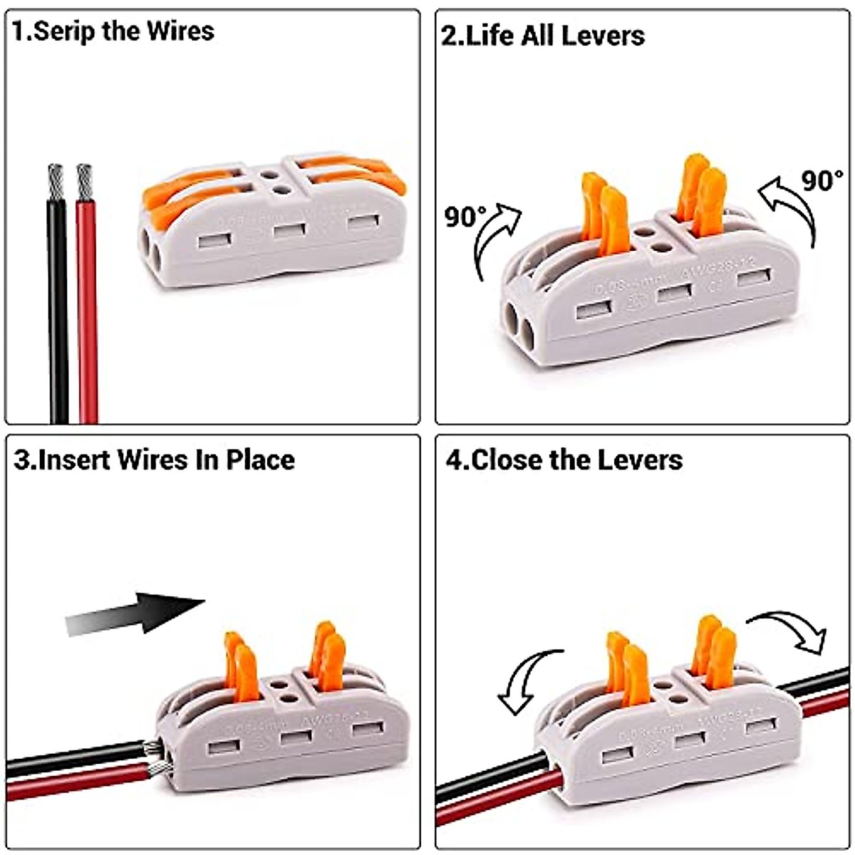 Ecarke for Power Wheels Adaptor for Ryobi 18V One+ P108 P107 P102 Battery Dock Power Connector RC Toy & Car,e-Bike 12 Gauge Robotics （with Wire Terminals）（2 pcs）