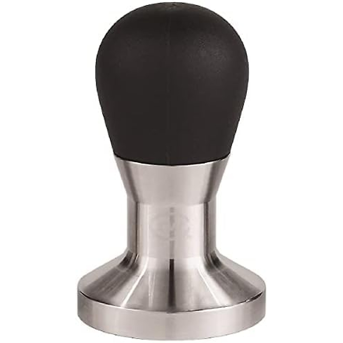 Rattleware Stainless Steel Round Tamper - Premium Ergonomic Grip, Perfect for Espresso Machines, Consistent Grounds Packing & Durable Design (Small - 58.3mm Dia)