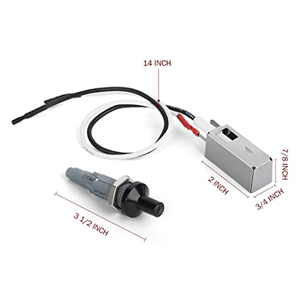 Apromise Grill Igniters - Grill Igniter Replacement for Weber Genesis Platinum Ⅰ&Ⅱ, Genesis Silver/Gold Pre-2002 Gas Grill Models