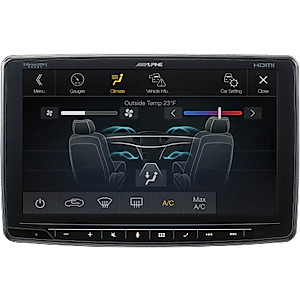 Alpine Halo9 iLX-F409 Digital Multimedia Receiver a 9" Touchscreen That Fits in a DIN Dash Opening