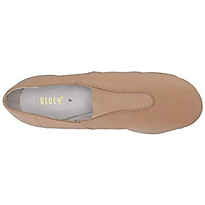 Bloch Women's Super Jazz Dance Shoe S0401L Ballet Flat, Tan, 7.5