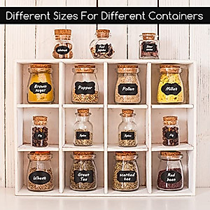 Gotideal 98 Chalkboard Labels with Chalk Markers, Mason Jar Labels, Chalk Sticker Labels for Kitchen Containers, Storage Bins, Pantry, Organization, Glass Bottle, Removable Food Labels