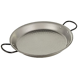 Vaello La Valenciana Polished Steel Valencian Paella Pan, 30 cm, 30cm, Silver