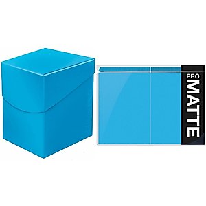 Eclipse Deck Box Sky Blue and 100 Eclipse Matte Sleeves
