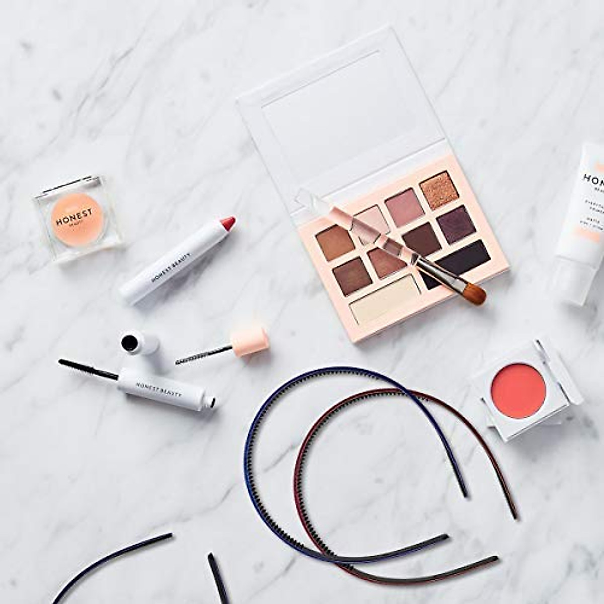 Adecco Glitter Headbands for Girls, LLC Sparkly Headbands, Colorful Plastic Headbands 10 Pcs