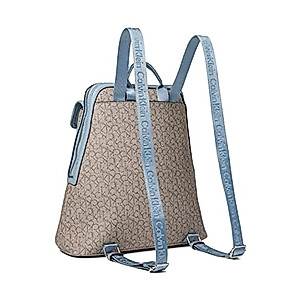 Calvin Klein Enya Backpack Mini Textured Almond/Taupe/Cloud PROCESSING PROCESSING