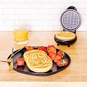 Uncanny Brands Darth Vader Mini Waffle Maker - Star Wars Small Kitchen Appliance