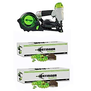 STINGER CN100B-KIT 1" Cap Nailer with Nails and Caps