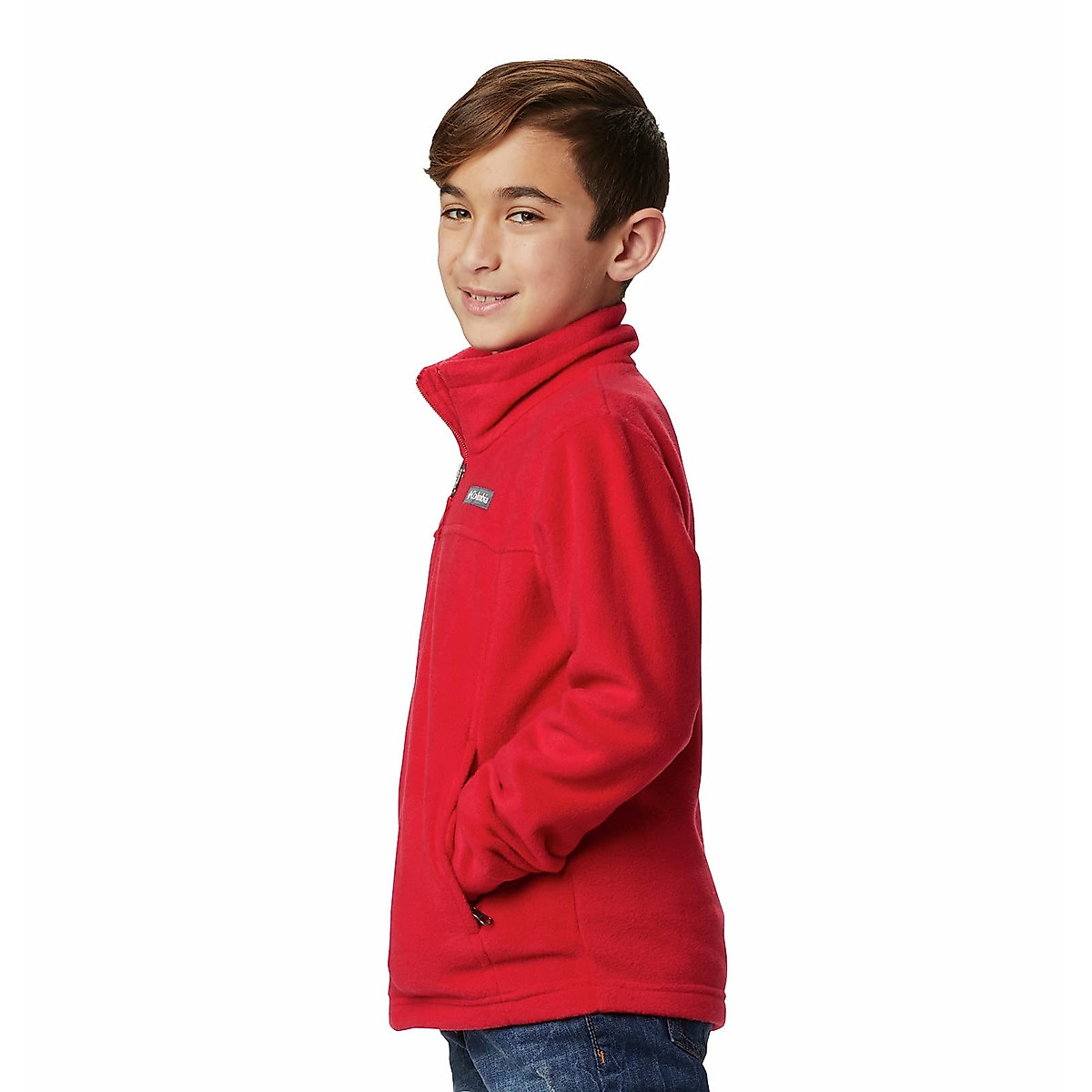 Columbia Toddler Boys Steens Mt II Fleece, Mountain Red, 4T