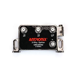 Antronix CMC2003U 3-Way Universal MoCa Splitter -3.5dB -7dB 5-1002 MHz High Performance for Coax Cable TV & Internet