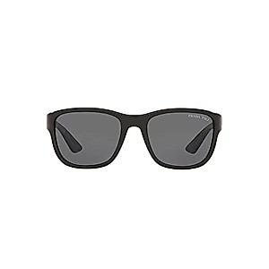 Sunglasses for Men's Prada Linea Rossa PS 1 US 1AB5Z1 Black