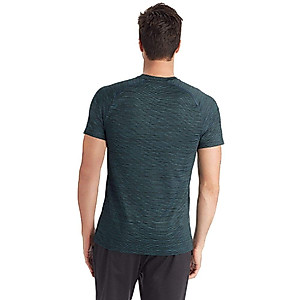 C9 Champion Men's Elevated Training Tee, Teal Paradise/Mid Sky Blue, M