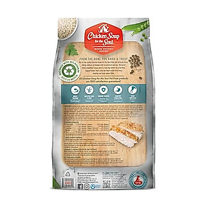 Chicken Soup For The Soul Classic Dry Small Bites Adult Dog Food, Chicken, Turkey & Brown Rice Recipe, 4.5 Pound Bag | Soy, Corn & Wheat Free, Small Breed Dog Food Made with Real Ingredients