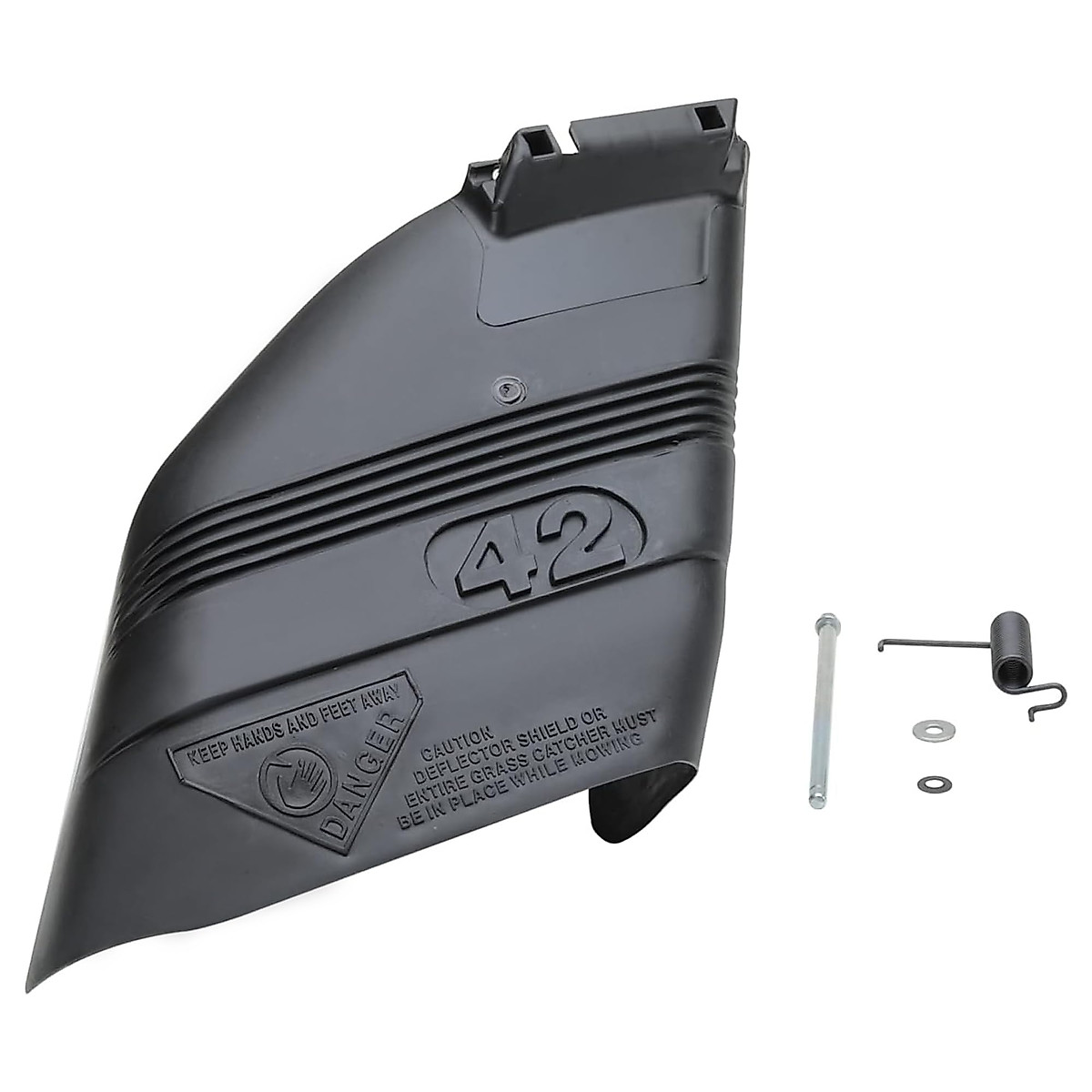 VIRTIONZ 42" Compatible Replacement for Craftsman Riding Mower Deck Deflector Shield 130968 with MOUNTING Hardware