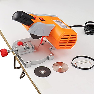 NuoDunco Mini Miter Cut-Off Chop Saw for Steel Stainless Steel DIY Woodworking Hobby Model Metal Brass Cutting, Cut-Max 1/2"High x 1/2"Wide or 1/4"H x 3/4"W