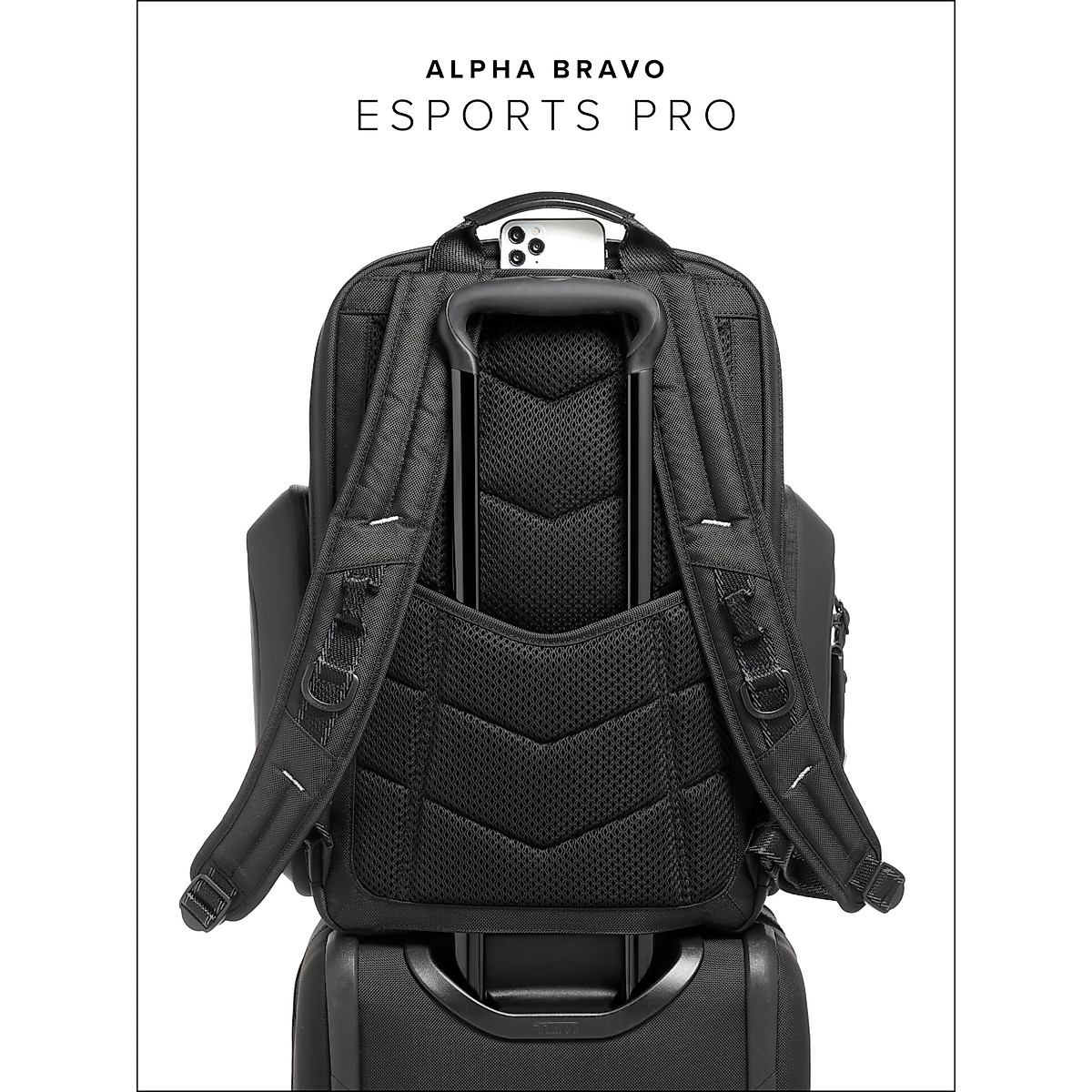 TUMI Men's EsportsPro Large Backpack, Black, One Size