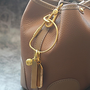 CMVFYL 3PCS Brass Screw Lock Keychain-Simple Style Heavy Duty Car Key Organizer, Universal Key Fob Holder for Men Women, Gold