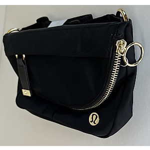 Lululemon All Night Festival Bag Micro (Black/Gold)