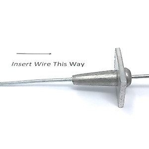 One Way Anchor Vise Grape Trellis Coated Wire Tightening Vice 12.5 Gauge 10 Pack