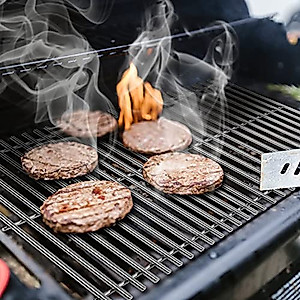 Lineslife 17.3" Cooking Grill Grate for Weber Genesis, Stainless Steel Gas Grill Grid Replacement for Outdoor, Camping, BBQ, 2PC