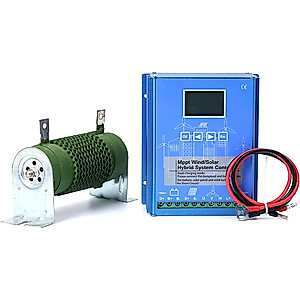 LQX 3000W MPPT Solar Wind Hybrid System Charge Controller,12V 24V 48V Auto High Efficiency Regulador Regulator Home Use Wind Generators for Household Systems