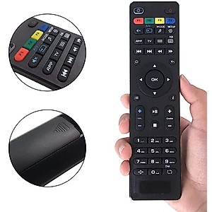 Replacement IPTV Remote Control MAG255 for MAG Box Remote Control IPTV Set-Top Box OTT TV Box MAG250 MAG254 MAG255 MAG256 MAG257 MAG260 MAG275 MAG322 MAG349 -The Instructions are on The Back