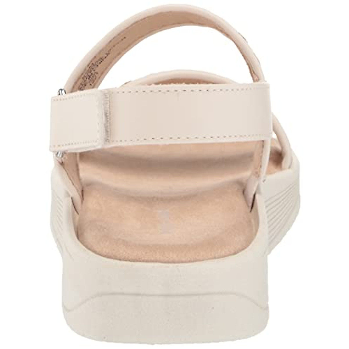 Easy Spirit Women's RAINA8 Wedge Sandal, Beige 110, 10 Wide