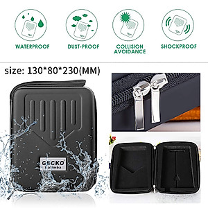 TONGYONG Gecko Kalimba Thumb Piano 17 Keys, Mahogany Wood Portable Mbira Sanza Finger Piano Mini, with Tune Hammer and Songbook, Musical Inruments for Kids Adult Beginners