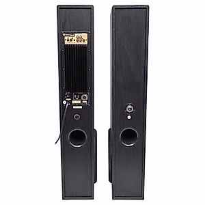 Rockville TM150B Black Home Theater System Tower Speakers 10" Sub/Bluetooth/USB