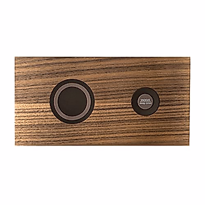 Grace Digital Mondo Elite Classic Smart Internet Radio Bluetooth Wi-Fi Qi-Wireless Fast Charger 7-Day Alarm – Microphone-Free (Walnut)