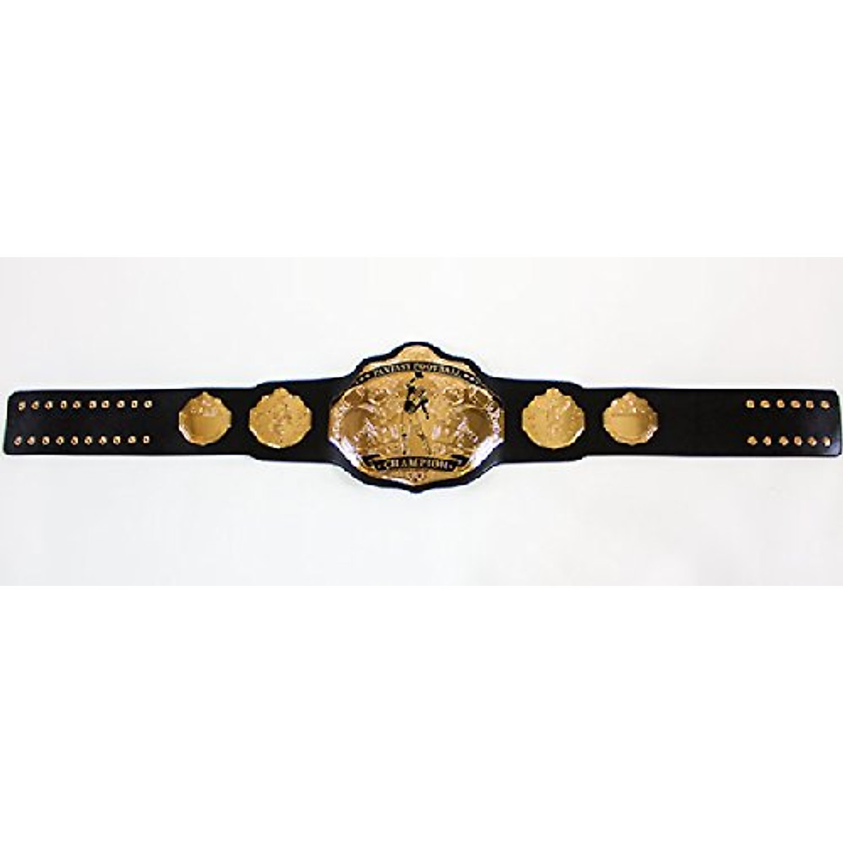 Undisputed Belts Fantasy Football Championship Belt Trophy - Spike (Black/Gold)