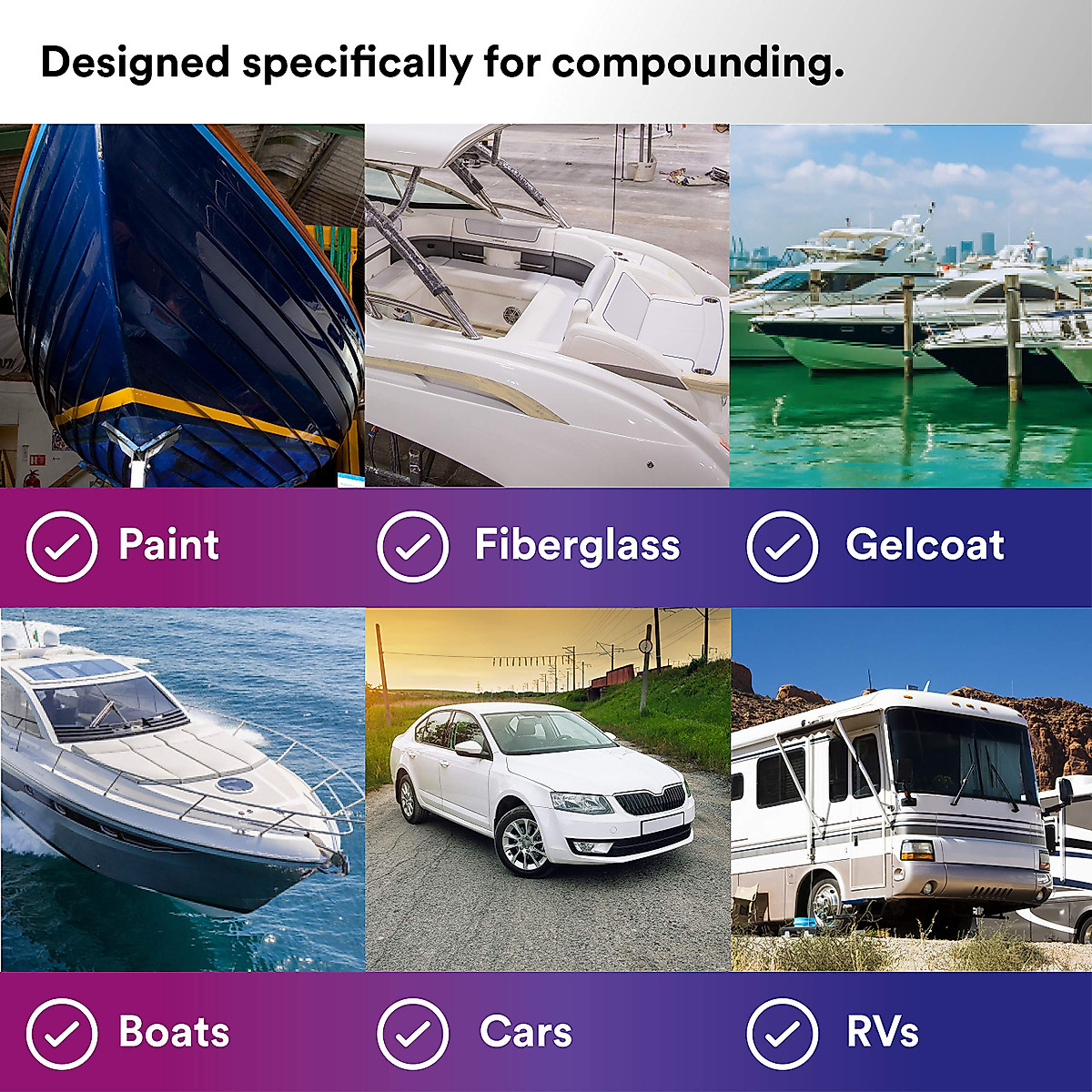 3M Perfect It 05719 Wool Compound Pad, 9 inch