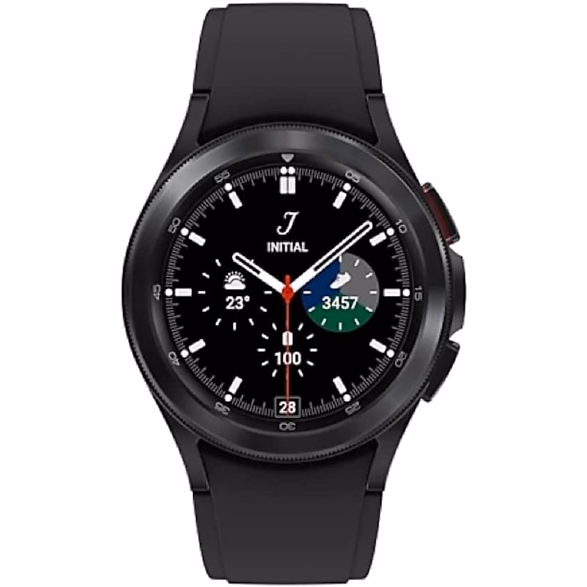 Samsung Galaxy Watch 4 Classic Smartwatch 42mm with Extra Band Included, Sleep Monitor, Black - SM-R880NZKCXAA (Renewed)